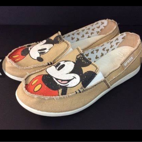 CROCS | Shoes | Disney Canvas Shoes Crocs Mickey Mouse Walt Disney ...